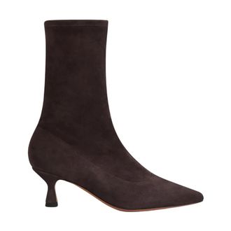 ATP Atelier Walnuss Wildleder Stretch Stiefel - - Shoes - Damen - Braun - 41 EU
