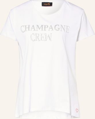 Miss Goodlife Miss Goodlife T-Shirt Mit Schmucksteinen weiss