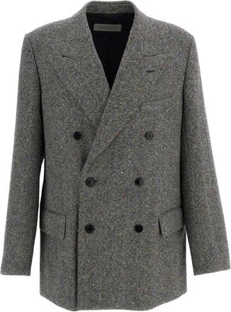 Dries Van Noten Bosier Oversized Double-Breasted Blazer - - Jackets - Herren - Mehrfarbig - S