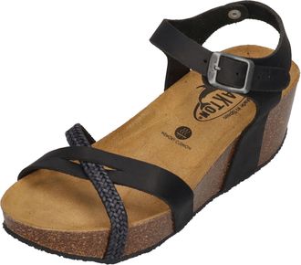 Plakton Damenschuhe Sandaletten SO FINAL 875087 trenza negro, Größe:40 EU