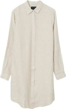 Lexington Company Femme, Robes, Beige, Taille: 44 FR Isa Linen Shirt Dress
