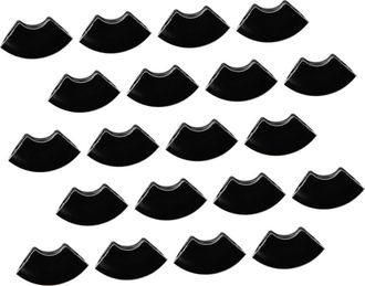 DOITOOL 20 Stück Teiliges U förmiges Tischbein schutzset aus Flexiblem Kunststoff rutschfeste Haarnadel beinschoner für Stühle Tische Hocker und Möbel Bodensc