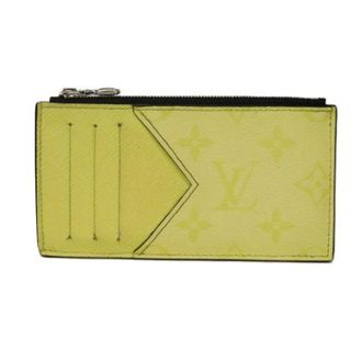 Louis Vuitton Pre-owned Coin Card Holder Leather Canvas Coin Case - - Pre-owned - Damen - Gelb - ONE SIZE