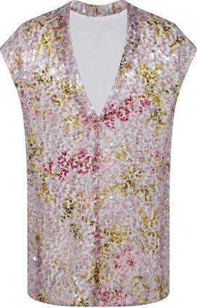 Alberta Ferretti Pull Col Roul&eacute; - Multicolore
