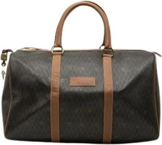 Dior Sac Boston Pre-owned - Femme - Pre-owned - Brun - Taille: ONE Size