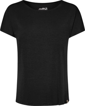 Rock Experience Damen Echo Wall Ss Woman T-Shirt, Caviar, XX-Large