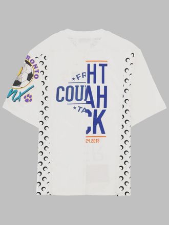Marine Serre Upcycled Cotton T-Shirt - White
