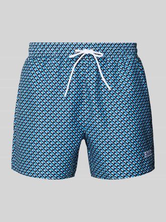 HUGO BOSS Relaxed Fit Badeshorts mit Allover-Muster Modell CATFISH