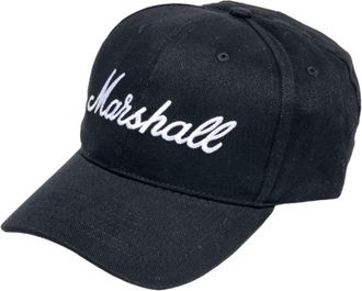 Marshall Headphones ACCS-10352 Baseballkappe, Schwarz mit Logo, Einzigartig, Unisex, Erwachsene
