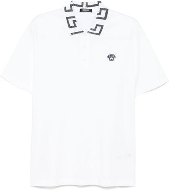 Versace polo Greca - Blanc