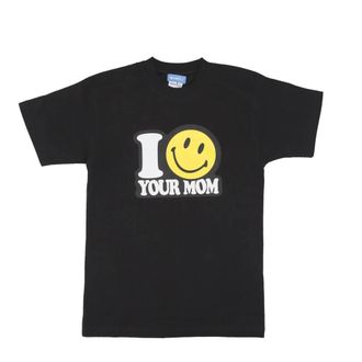 Market Market, Homme, Tops, Noir, Taille: S Smiley Tee Noir T-shirt Homme