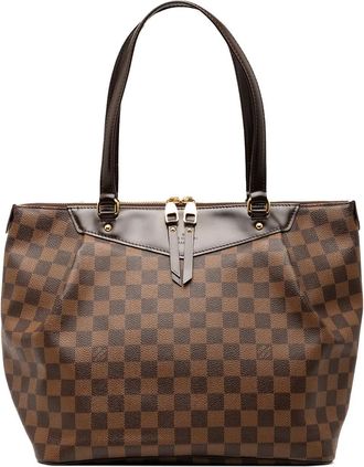 Louis Vuitton Hobo Bags - Damier Ebene Westminster GM - Gr. unisize - in Braun - f&uuml;r Damen