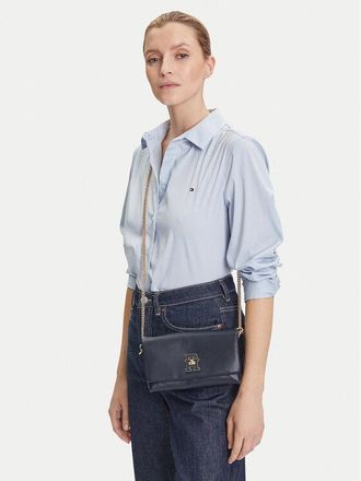 Tommy Hilfiger Handtasche Th Modern Mini Crossover AW0AW17462 Dunkelblau