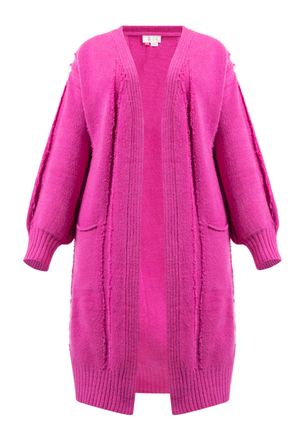 Izia Langer Cardigan Damen Rosa
