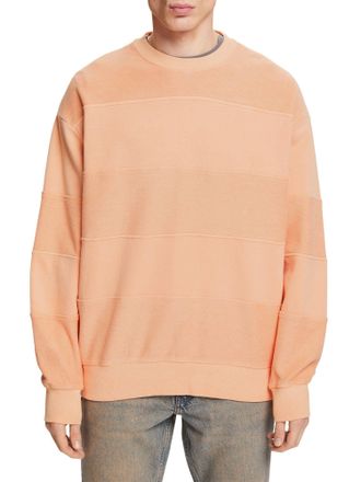 Esprit Herren 024ee2j308 Sweatshirt, 850/Pastel Orange, XXL