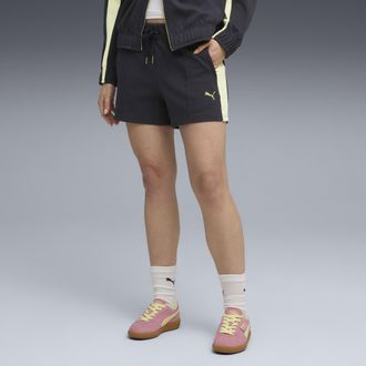 Puma T7 Pintuck Shorts Frauen, Kleidung, Blau, XL