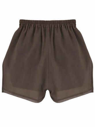 Rick Owens Silk Bermudas - Brown