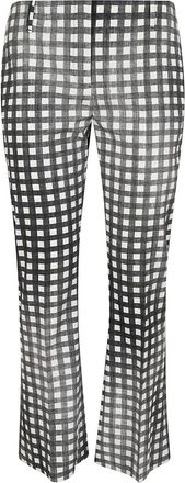 Ermanno Scervino Femme, Pantalons, Multicolore, Taille: 38 FR Cropped Flare Pantalons