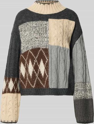 Jake*s Casual Relaxe Fit Pullover mit Baumwoll-Woll-Anteil