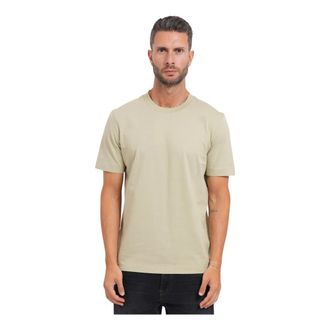 HUGO BOSS Homme, Tops, Beige, Taille: 5XL T-shirt en coton avec logo