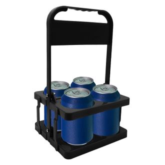 Generic Home Herrentasche für Bier - Flaschenhalter aus Holz | Flaschenhalter für 6 Flaschen | Flaschenöffner und Untersetzer Flaschenhalter für Flaschen aus 