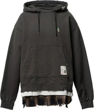 Miharayasuhiro Mihara Yasuhiro, Homme, Sweatshirts et sweats &agrave; capuche, Gris, Taille: XL SweaT-shirts &agrave; capuche