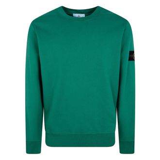 Stone Island Homme, Sweatshirts et sweats &agrave; capuche, Vert, Taille: XL 6100060 SweaT-shirt en molleton de coton
