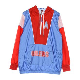 Mitchell & Ness Houston Oilers Windbreaker - - Jackets - Herren - Blau - L