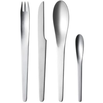 Georg Jensen GJ 106086 Besteck Set Matt, 4 Stück, Edelstahl, stainless steel, 4,2 x 24,5 x 26,4 cm
