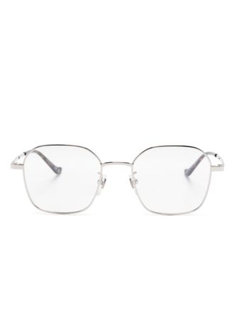 Gucci lunettes de vue &agrave; monture g&eacute;om&eacute;trique - Gris