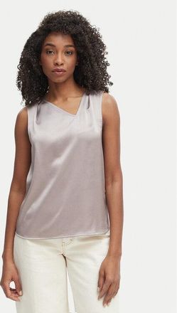Calvin Klein Bluse LV044F144G Grau Regular Fit
