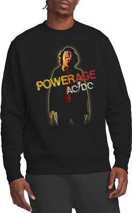 AC/DC ACDC Unisex Powerage Crew Sweatshirt, Schwarz, M