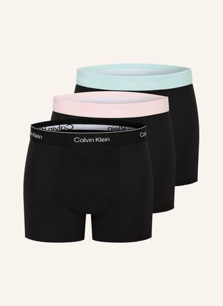 Calvin Klein 3er-Pack Boxershorts Icon Cotton Relaxed Fit schwarz