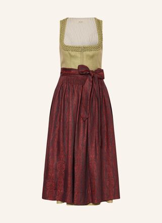 Gottseidank Gottseidank Dirndl Vreni Im Materialmix Mit Leinen gruen