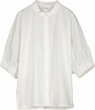 Pure Damen Hemdbluse aus Baumwolle