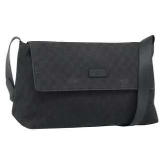 Gucci Pre-owned Vintage GG Canvas Umh&auml;ngetasche - - Pre-owned - Damen - Schwarzk - ONE SIZE