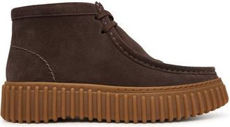 Clarks Schn&uuml;rschuhe Torhill Moss 26185345 Dunkelbraun