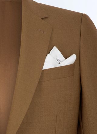 Fursac Pochette en twill de soie - Taille Unique - Homme