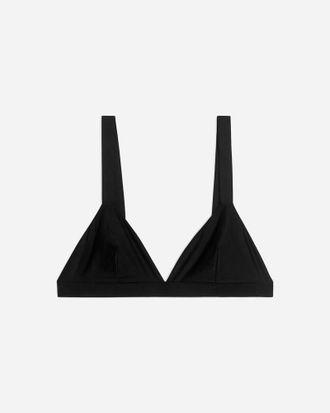 Arket Weicher Triangel-BH -Schwarz