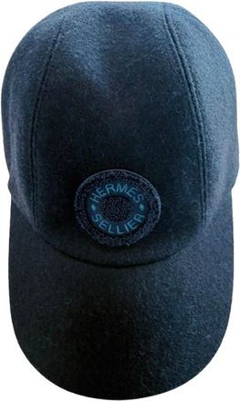Herm&egrave;s Marine Blue Davis Varsity Cap