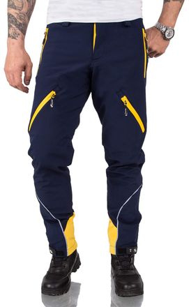 Rock Creek Herren Softshell Hose Cargohose Outdoorhose Wanderhose Herrenhose Wasserdicht Skihose Arbeitshose Winterhose Trekkinghose H-233 Navy 3XL