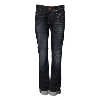 Acht Acht, Femme, Jeans, Bleu, Taille: W30 Jean &Eacute;vas&eacute; Taille Moyenne