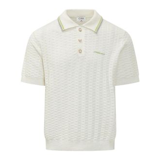 Casablanca Kurz&auml;rmeliges Poloshirt - - Tops - Herren - Wei&szlig; - M