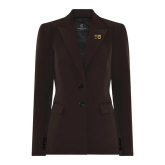 Bruuns Bazaar RubySusBBSora Blazer - Femme - Vestes - Brun - Taille: 44 FR