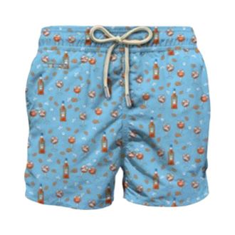 MC2 Saint Barth Herren Strandbekleidung Special Edition Aperol - - Swimwear - Herren - Blau - 6XL
