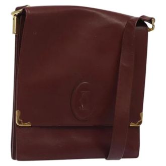 Cartier Pre-owned Cuir sacs-ports-paule - Femme - Pre-owned - Rouge - Taille: ONE Size