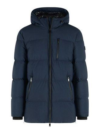 Moose Knuckles Blouson Rembourr&eacute; - Bleu Fonc&eacute;