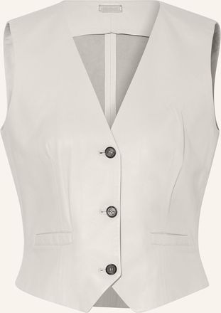 Utzon Utzon Anzugweste Varu Dragon Extra Slim Fit grau