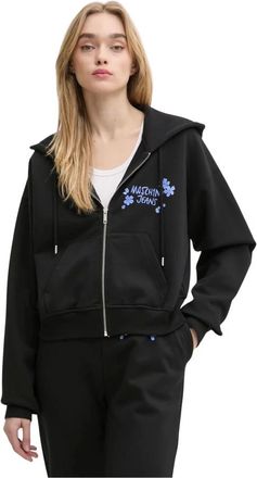 Moschino Damen, Sweatshirts & Hoodies, Schwarzk, LGr&ouml;&szlig;e