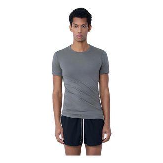 Rick Owens Crewneck T-Shirt - - Tops - Herren - Grau - S